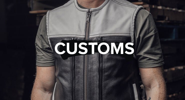Custom Motorcycle Vests & Jackets in Leather, Denim & Canvas