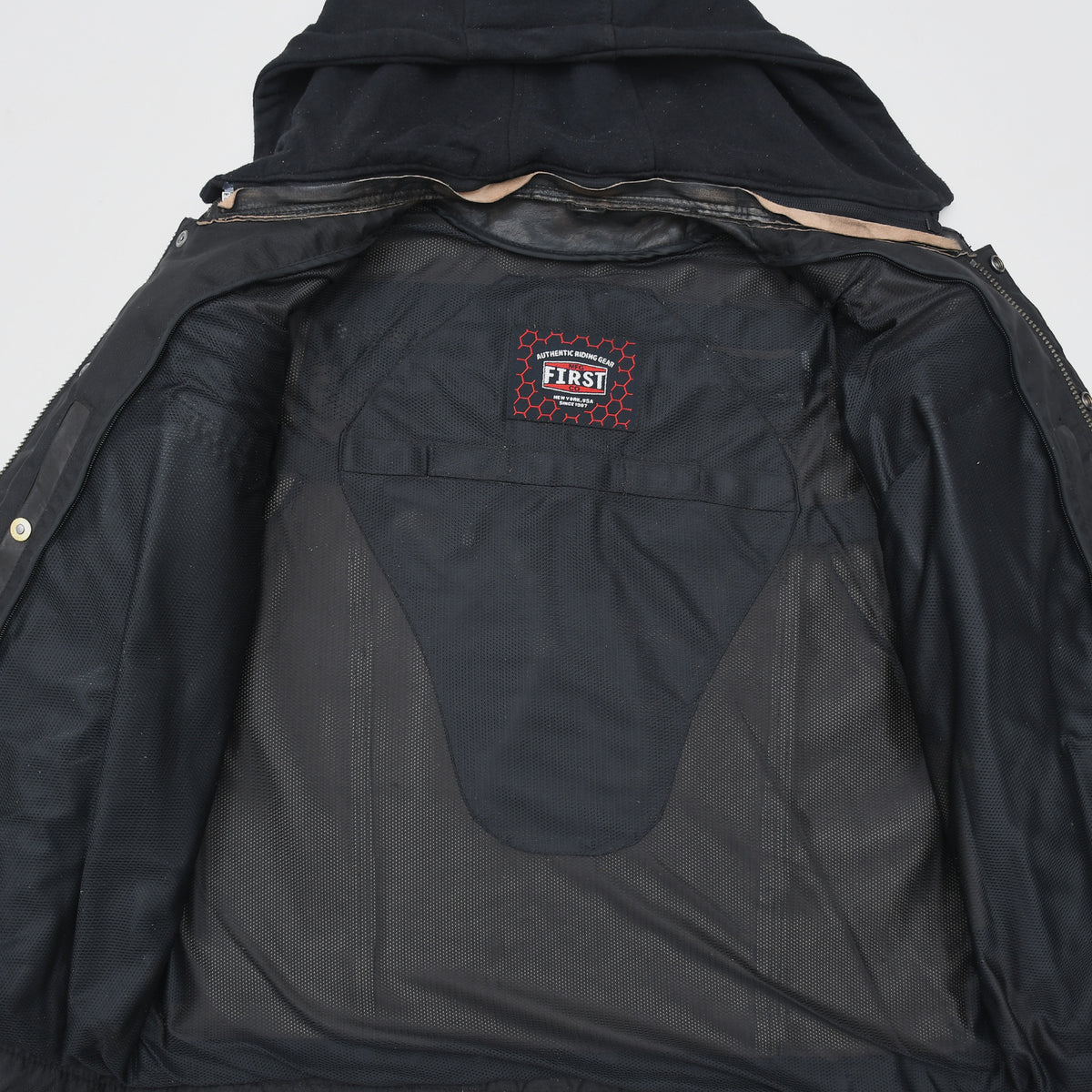 Vendetta Men's Leather Motorcycle Jacket – First MFG Co