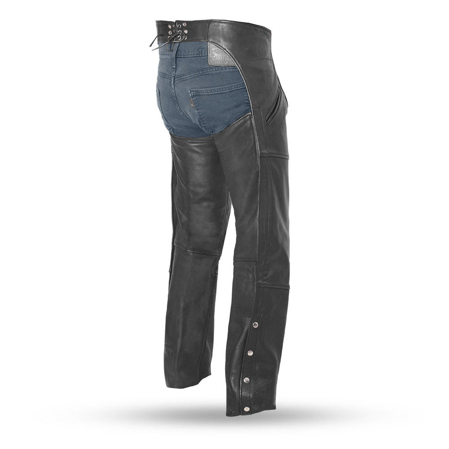 Nomad - Unisex Motorcycle Leather Chaps – First MFG Co
