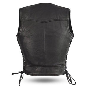 Women’s Leather Motorcycle Vests - Best Quality - First Mfg Co