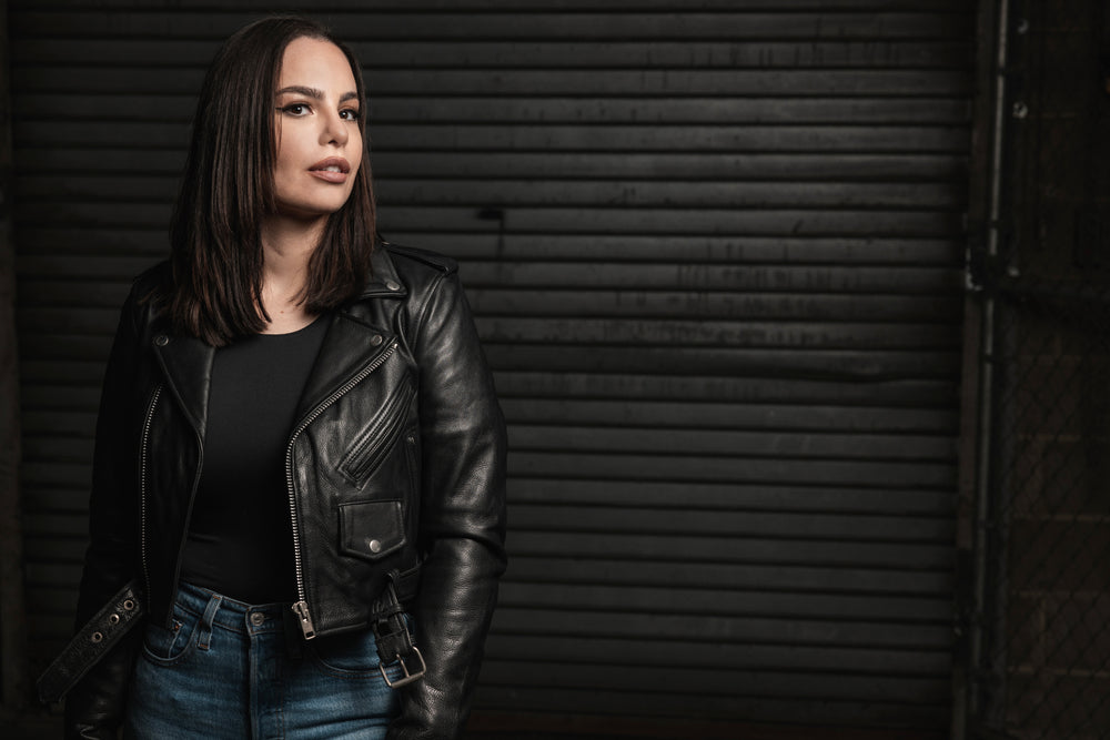 Imogen - Women's Motorcycle Leather Jacket – First MFG Co – First ...